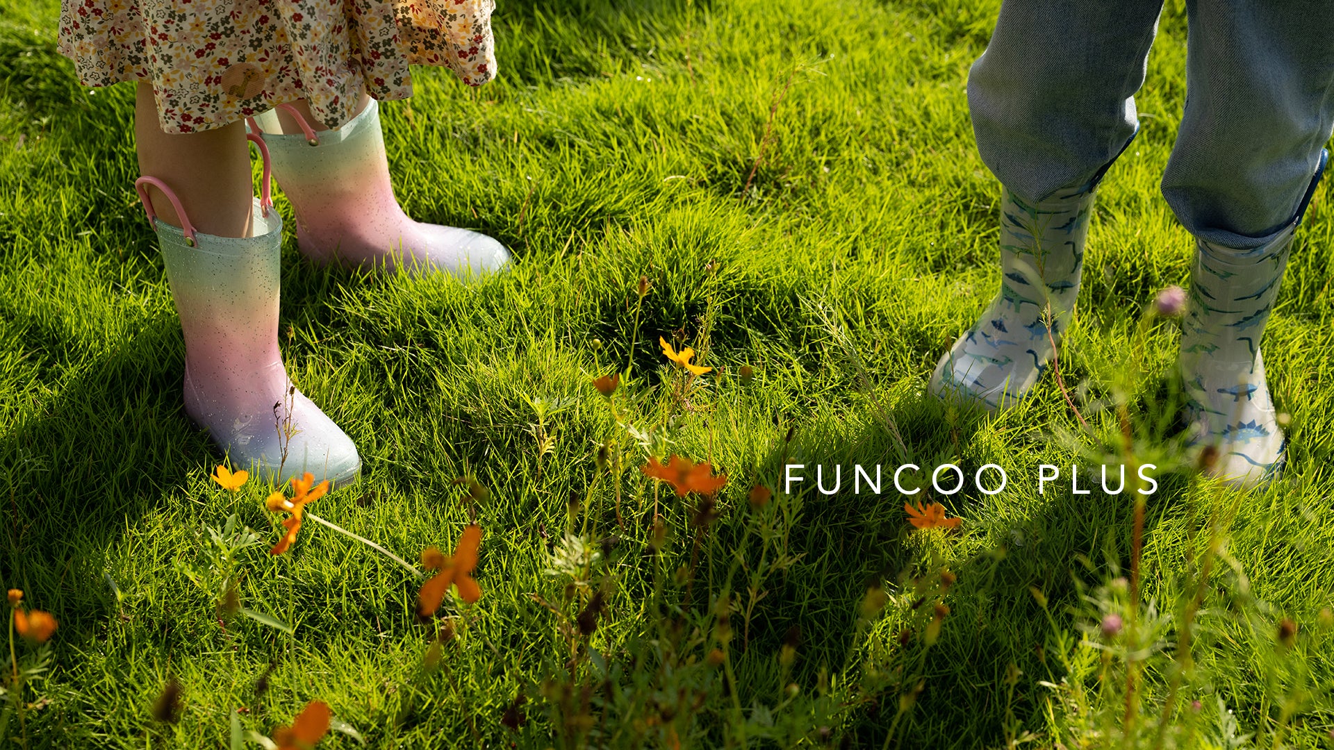 FUNCOO PLUS Kids Toddlers Rain Boots Mud Boots House Slippers